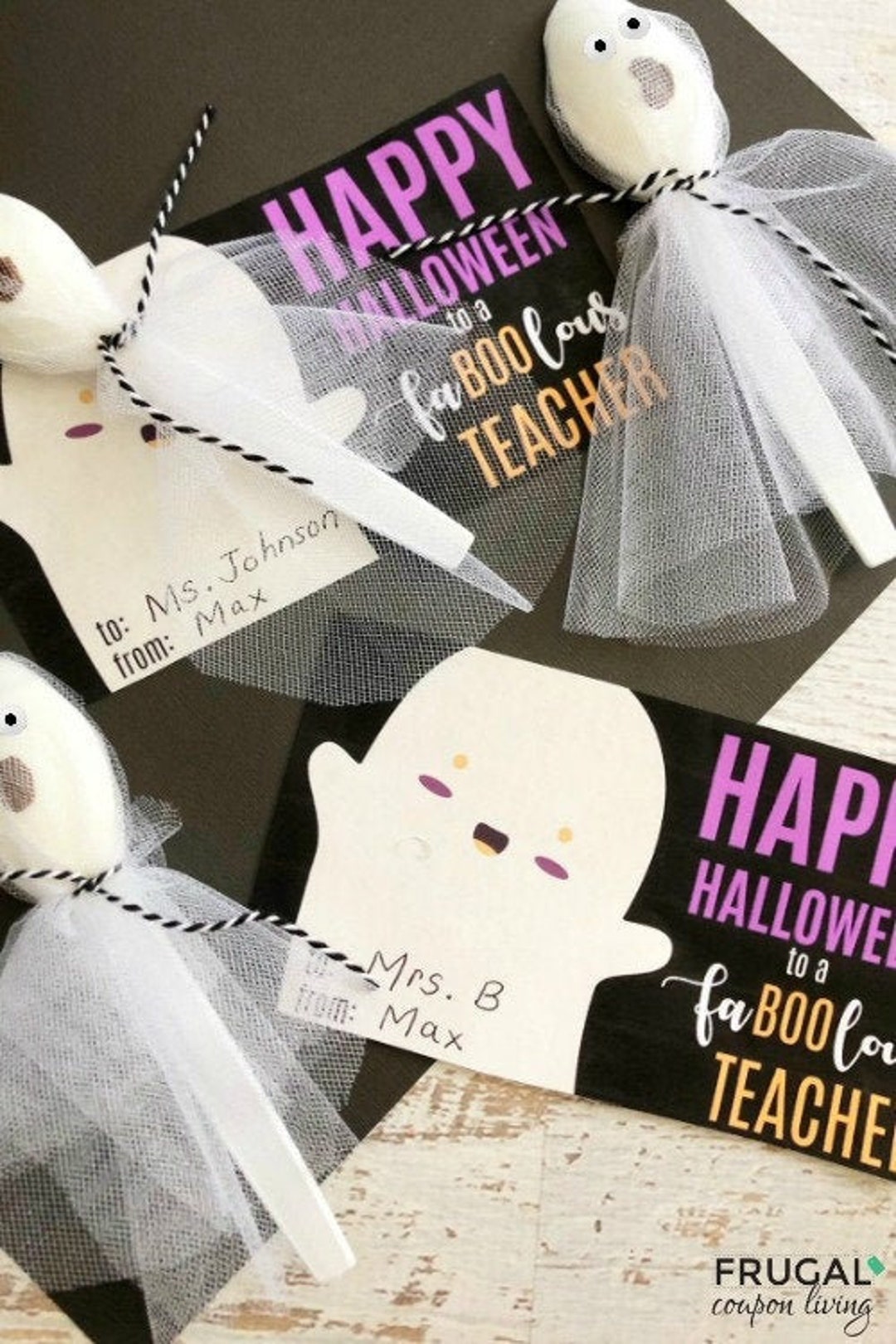 Fa-boo-lous Teacher Halloween Gift Tag October Teacher - Etsy
