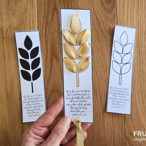 Ruth Coloring Bookmark, Old Testament Ruth Craft for Kids, Book of Ruth ...