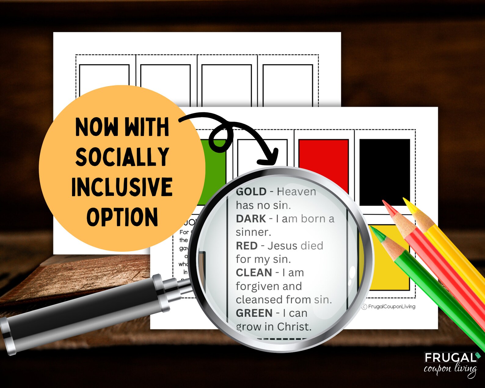 Color Gospel Mini Book for Kids, Printable Gospel Message of Salvation ...
