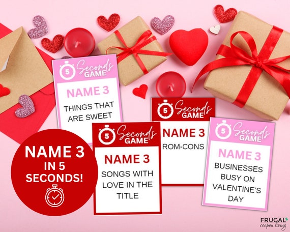 Valentine's Day Game | 5 Second Game for Valentine's Day | 156 ...