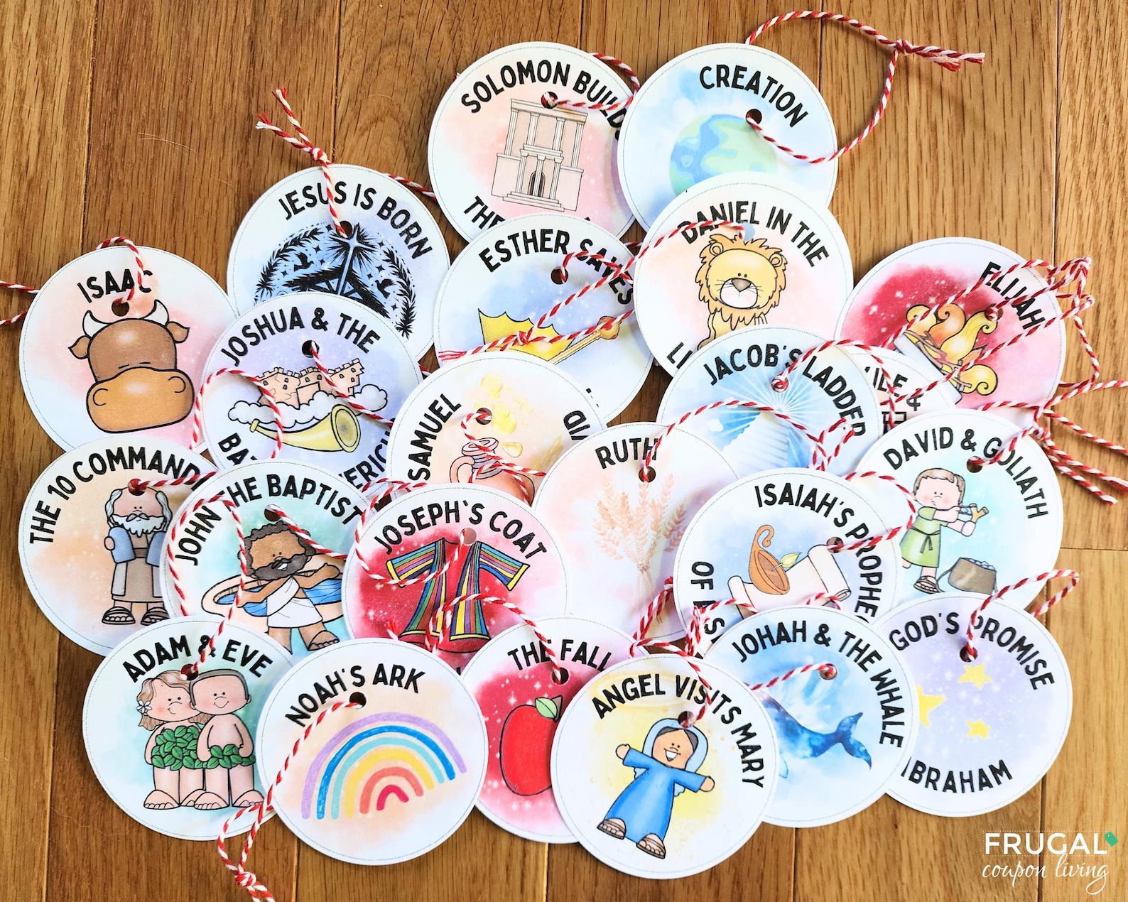 Jesse Tree Ornaments Printable Set, the Jesse Tree Advent Activity for ...