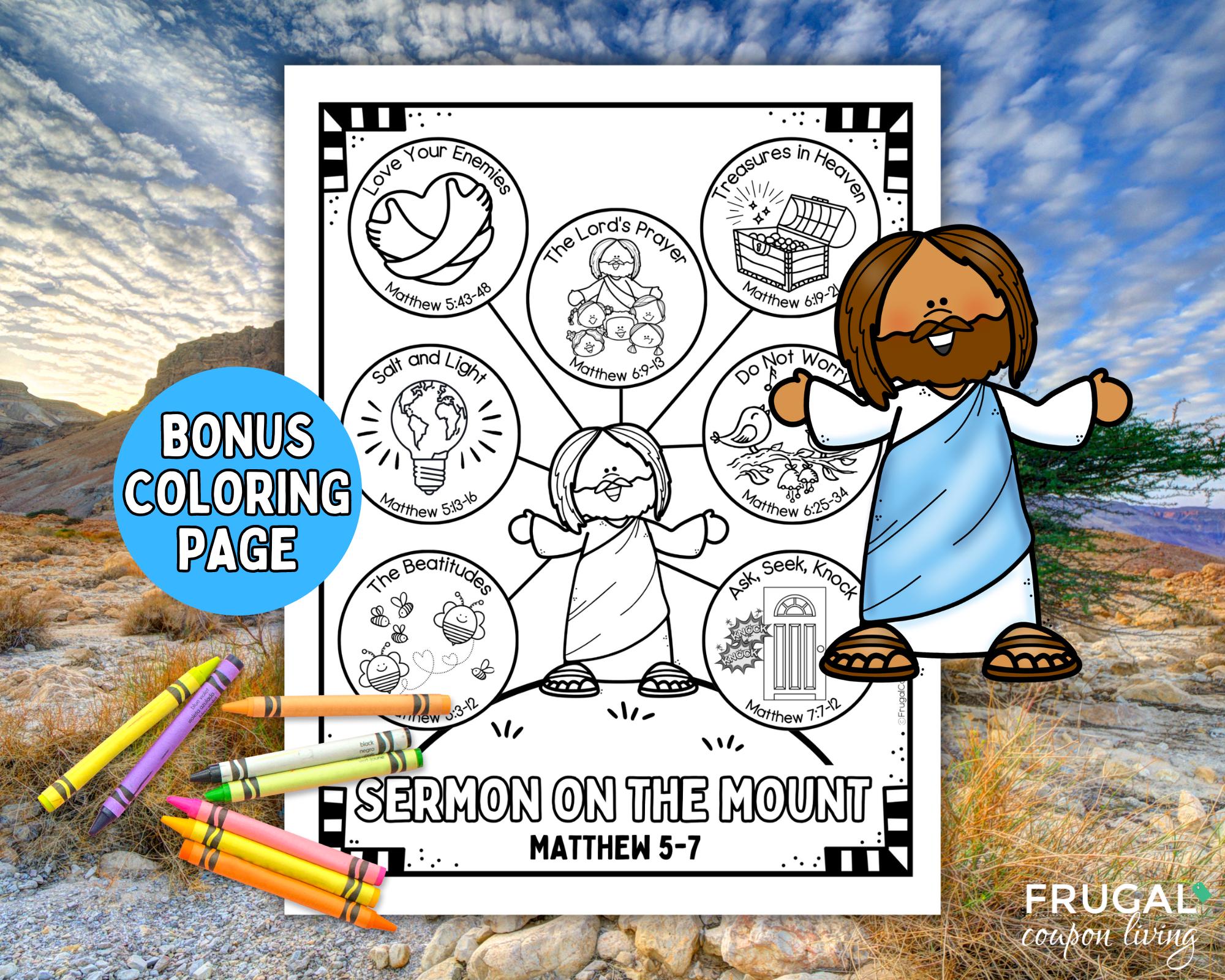 Sermon on the Mount Mini Book for Kids, Miniature Bible Matthew 5-7 ...