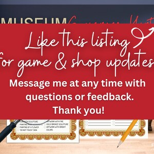 Museum Scavenger Hunt Printable | Fun Art Museum Scavenger Hunt ...