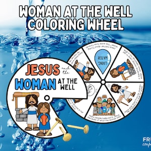 Jesus Talks to a Samaritan Woman at the Well Craft Set, John 4:1-42 ...