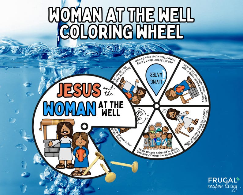 Jesus Talks to a Samaritan Woman at the Well Craft Set, John 4:1-42 ...