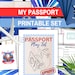 Pretend Passport for Kids | Printable Passport Template With Stamps ...