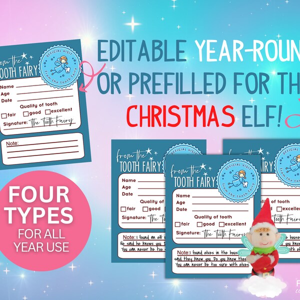 Tooth Fairy Receipt - Etsy