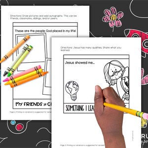 End of the Year Christian Memory Book, Faith-based Kids End-of-year ...