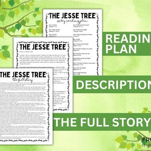 Jesse Tree Ornaments Printable Set, the Jesse Tree Advent Activity for ...