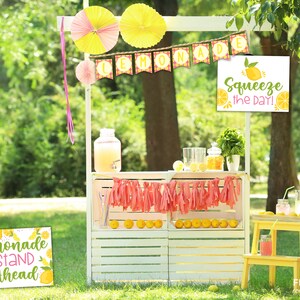 Cute Lemonade Stand Signs Printable Set | Banner, Price Sheet, Sales ...