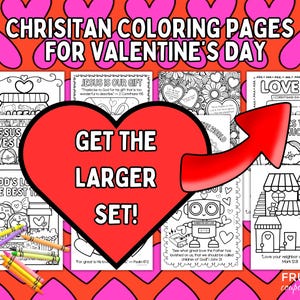Valentine's Day Sunday School Coloring Page | 1 Corinthians 13:4-8 Love ...