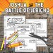 Joshua and the Battle of Jericho Mini Book, Printable Story of Joshua ...