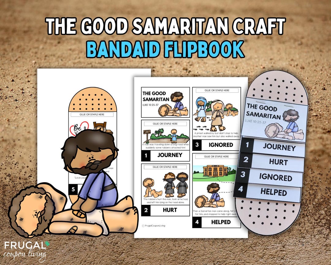 The Good Samaritan Craft for Kids, Jesus' Parable of the Good Samaritan ...