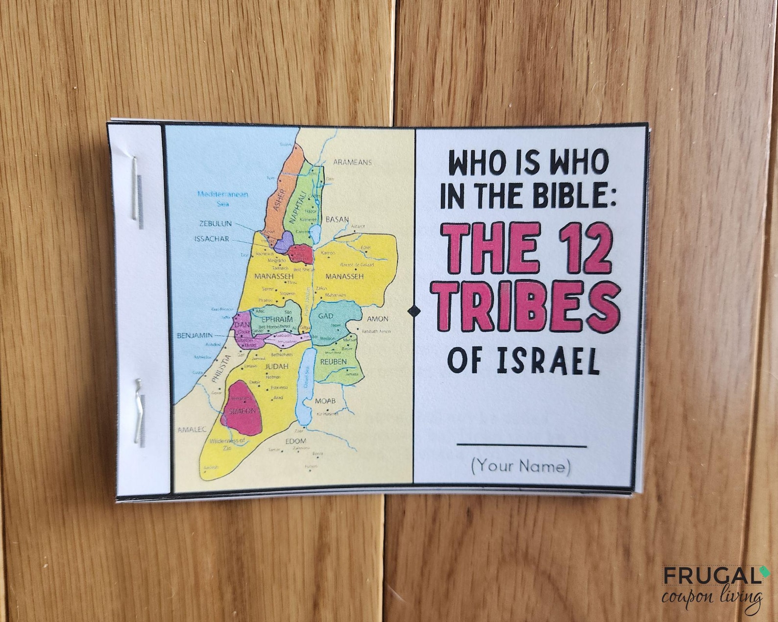 12 Tribes of Israel Bible Craft Story Book, 12 Tribes of Judah Facts ...