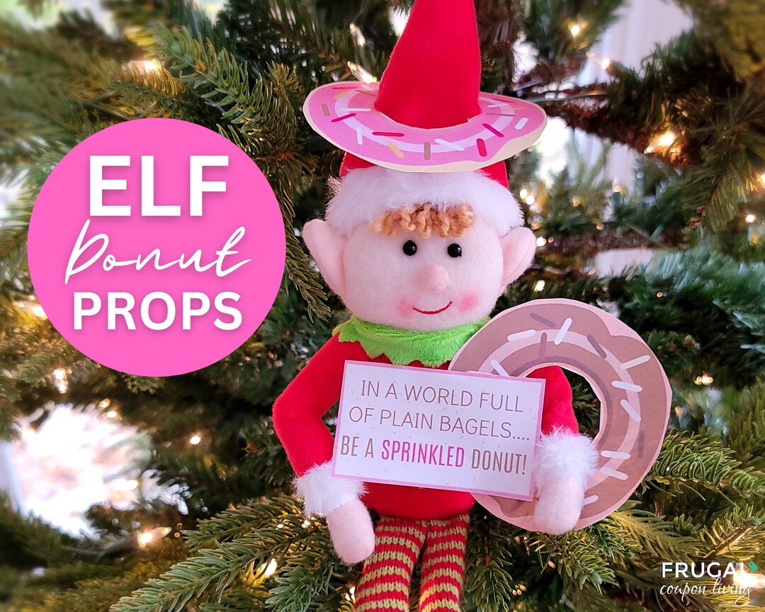 Donut Elf Costume Printable | in a World Full of Plain Bagels, Be a ...