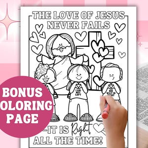 God's Love Left Right Game, Sunday School Game, Church Bible Game Gift ...