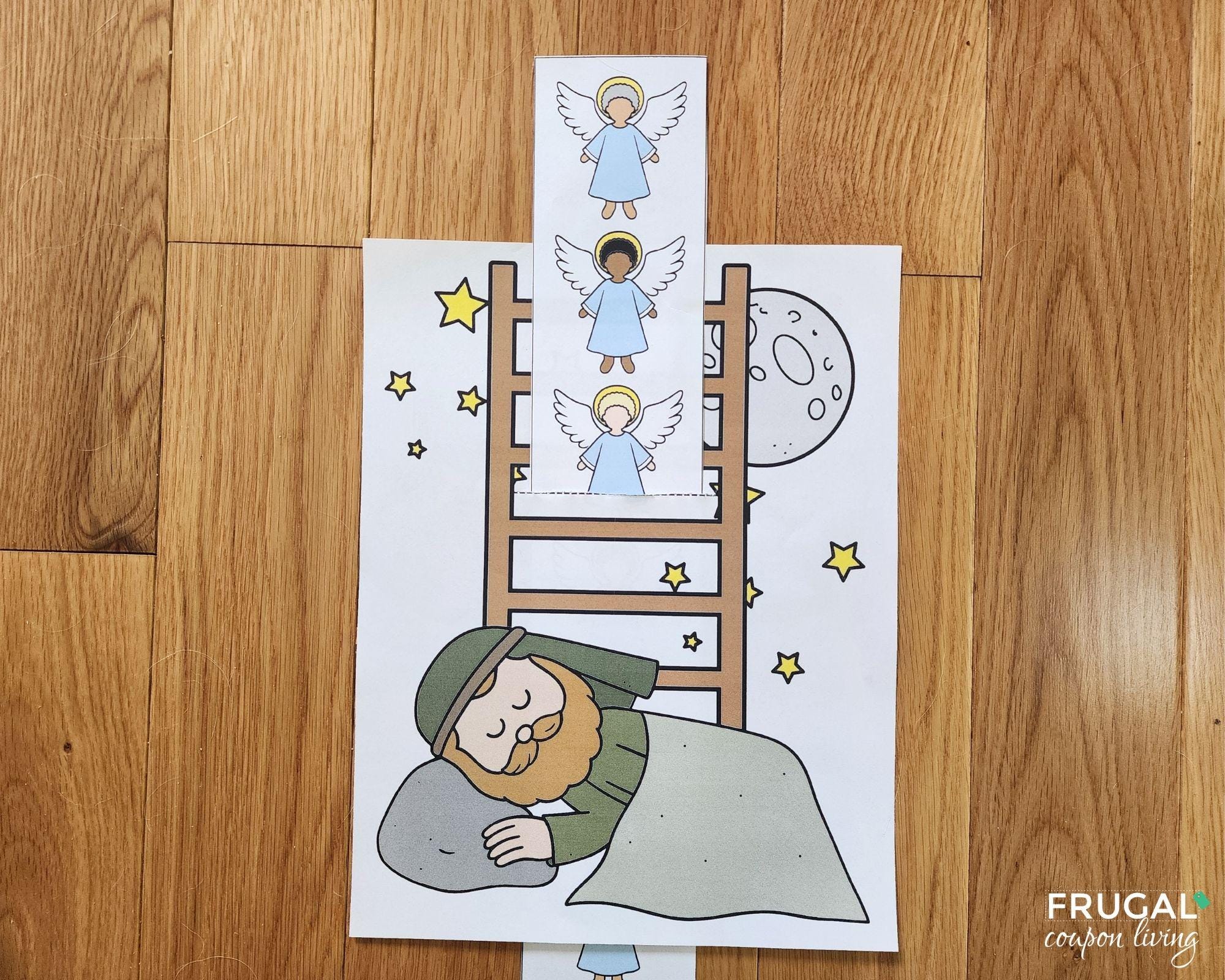 Jacob's Ladder Bible Craft for Kids, Jacob’s Dream at Bethel Story ...