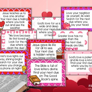 Christian Valentine Scavenger Hunt for Kids, 20 Christ-focused ...