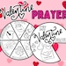 Valentine's Day Prayer Kids Coloring Wheel Printable, Christian ...