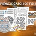 Miraculous Catch of Fish Bible Story Craft, John 21:1-14 Miracle of ...