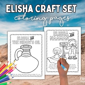 Elisha Craft Bundle for Kids - Elisha & the Widow's Oil, Story of ...