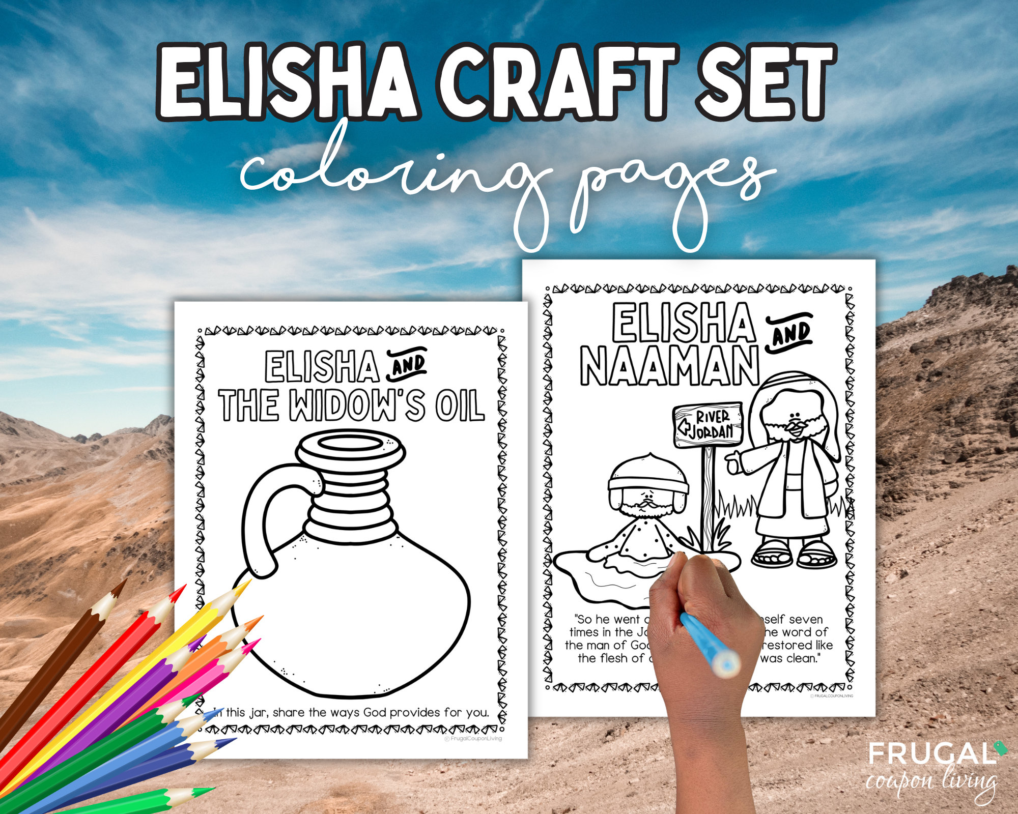 Elisha Craft Bundle for Kids - Elisha & the Widow's Oil, Story of ...
