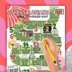 Paul's Letters Bible Scavenger Hunts Romans, Corinthians, Galatians ...