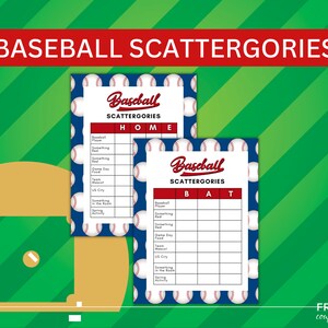 Baseball Games Printables | Dice Baseball Game, Baseball Trivia Game ...