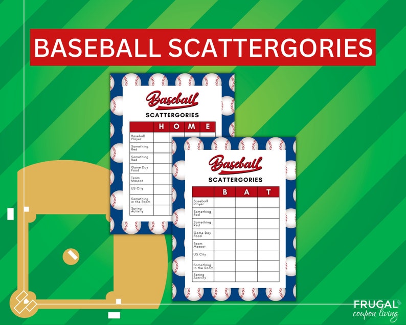 Baseball Games Printables Dice Baseball Game Baseball - Etsy