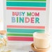The BEST Busy Mom Binder & Planner | Home Management Binder for Home ...