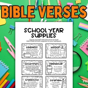 Back to School Backpack Craft, Christian First Day of School Activity ...