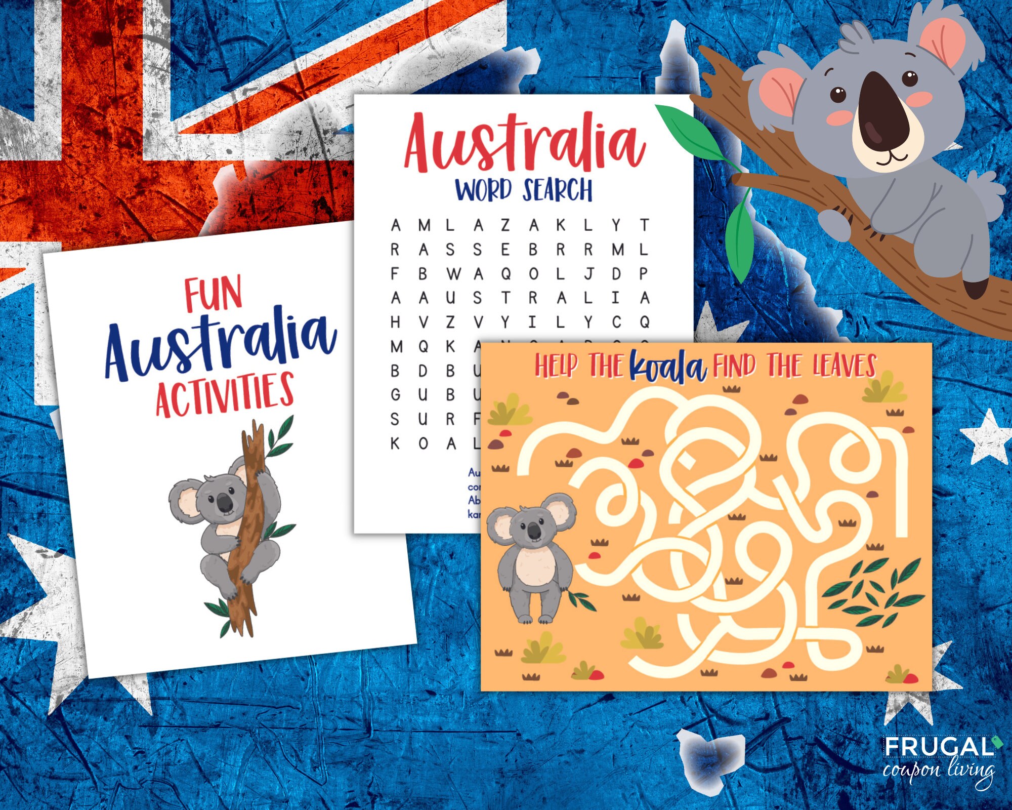 Printable Australia Activity Pack for Kids - Instant Digital Download ...