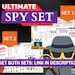 Printable Spy Birthday Party Set, Secret Agent Party Decorations, Spy ...