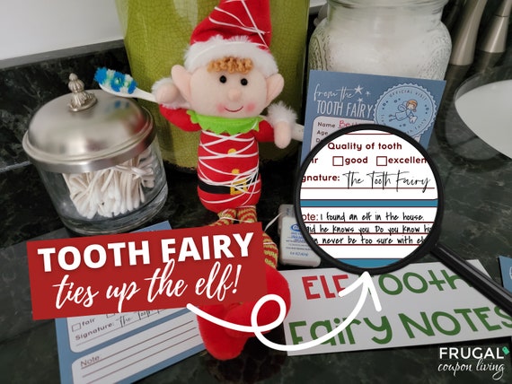 Christmas Tooth Fairy Letter Elf Prop USE ALL YEAR | Christmas Elf ...
