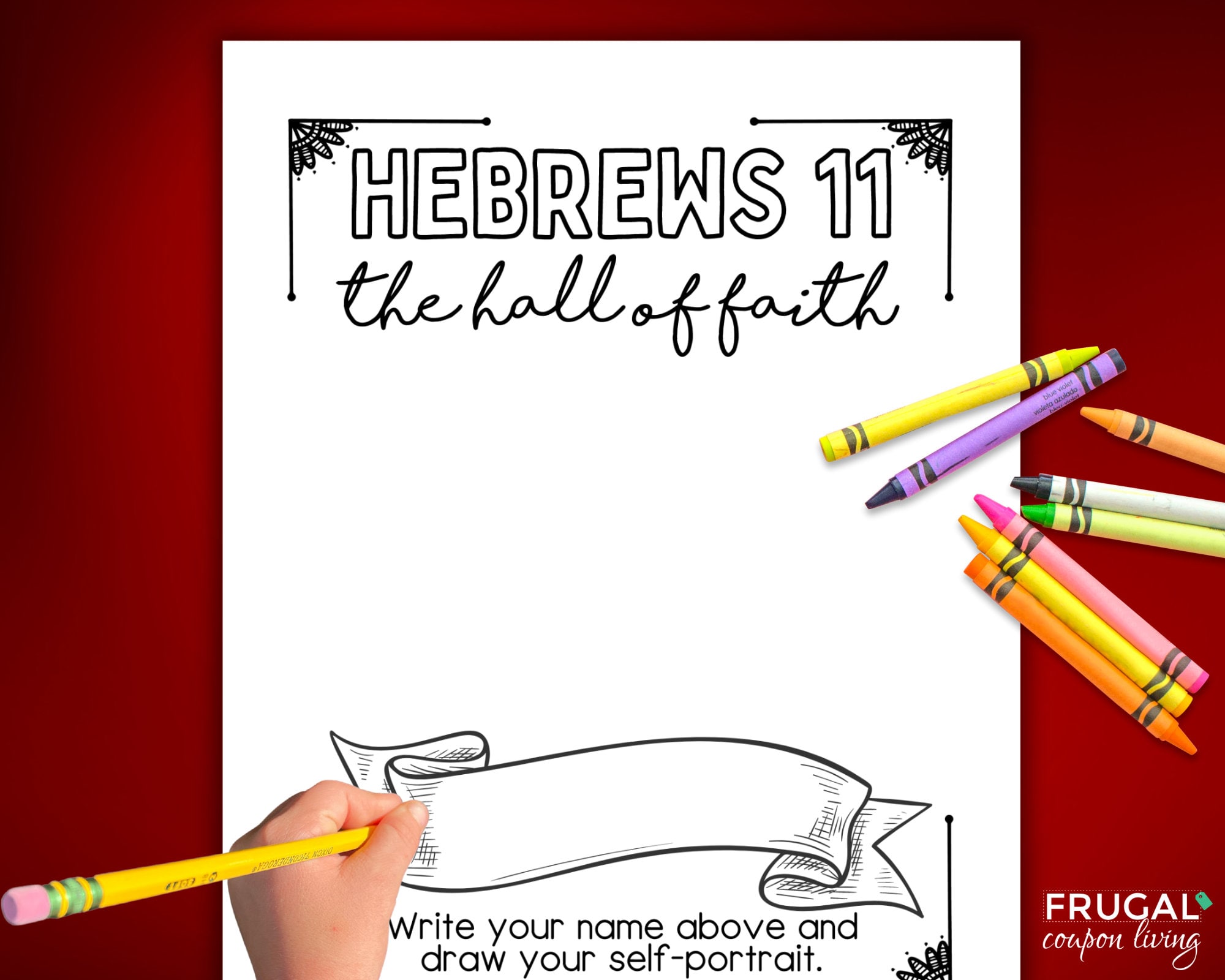 Hebrews 11 Heroes of Faith List Bible Crafts for Kids, Printable Hall ...