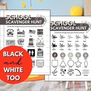 Classroom Scavenger Hunt | Back to School Scavenger Hunt Printable ...