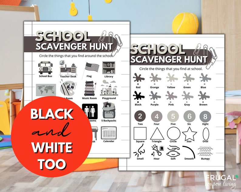 Classroom Scavenger Hunt | Back to School Scavenger Hunt Printable ...