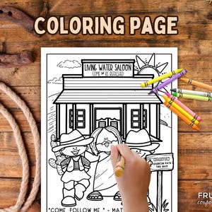 Disciple of Christ Western-themed Bible Craft for Kids, Wanted Jesus ...