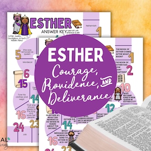 Esther Bible Scavenger Hunt, Book of Esther Bible Study, Queen Esther ...