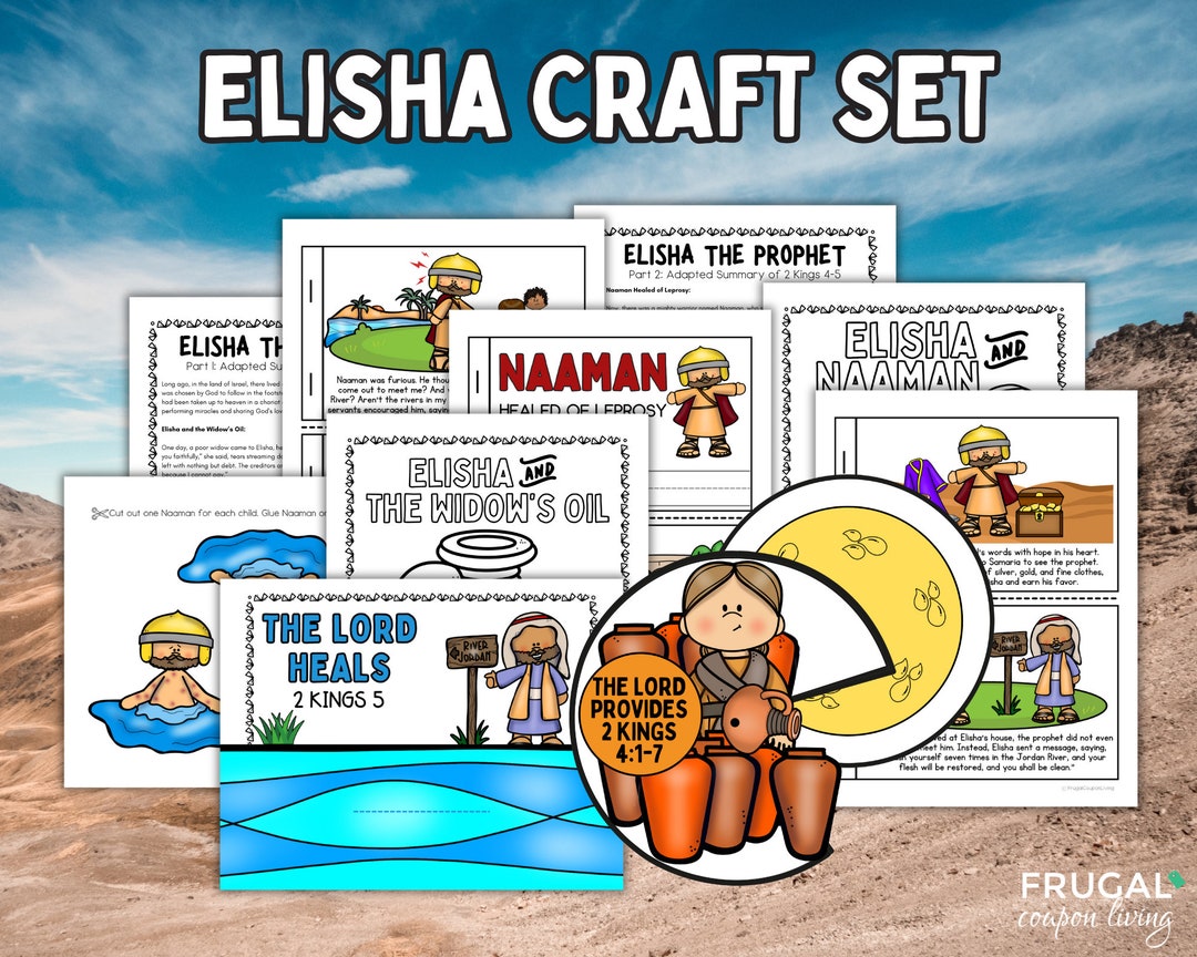Elisha Craft Bundle for Kids - Elisha & the Widow's Oil, Story of ...