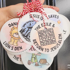 Jesse Tree Ornaments Printable Set, the Jesse Tree Advent Activity for ...