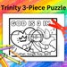 Holy Trinity Sunday School Printable Puzzle & Coloring Page for Kids ...