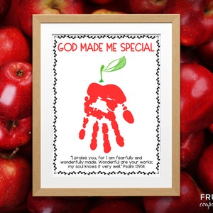 God Made Me Handprint Craft - Etsy