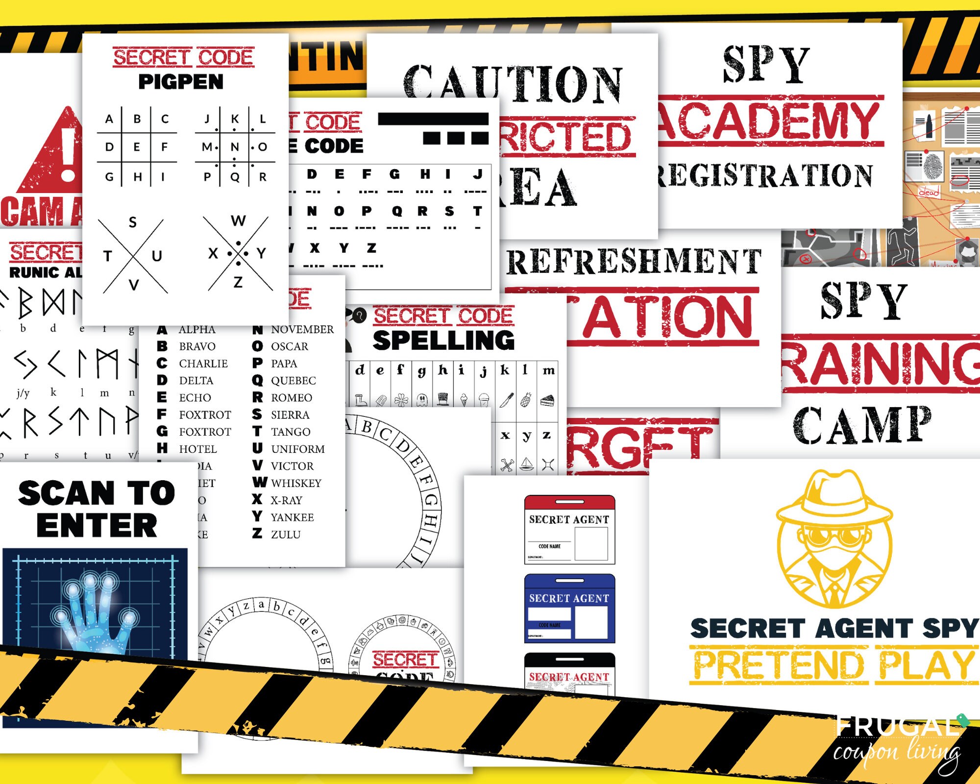 Ultimate Spy Party Set, Secret Agent Birthday Party Mega Bundle, Spy ...