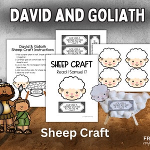 David and Goliath Coloring Wheel, Bible Craft for Kids, 1 Samuel 17 ...