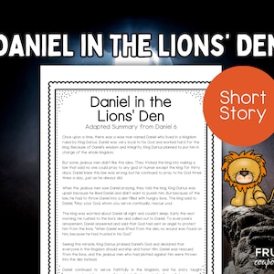 Daniel and the Lions' Den Activities for Kids, Daniel in the Lions' Den ...