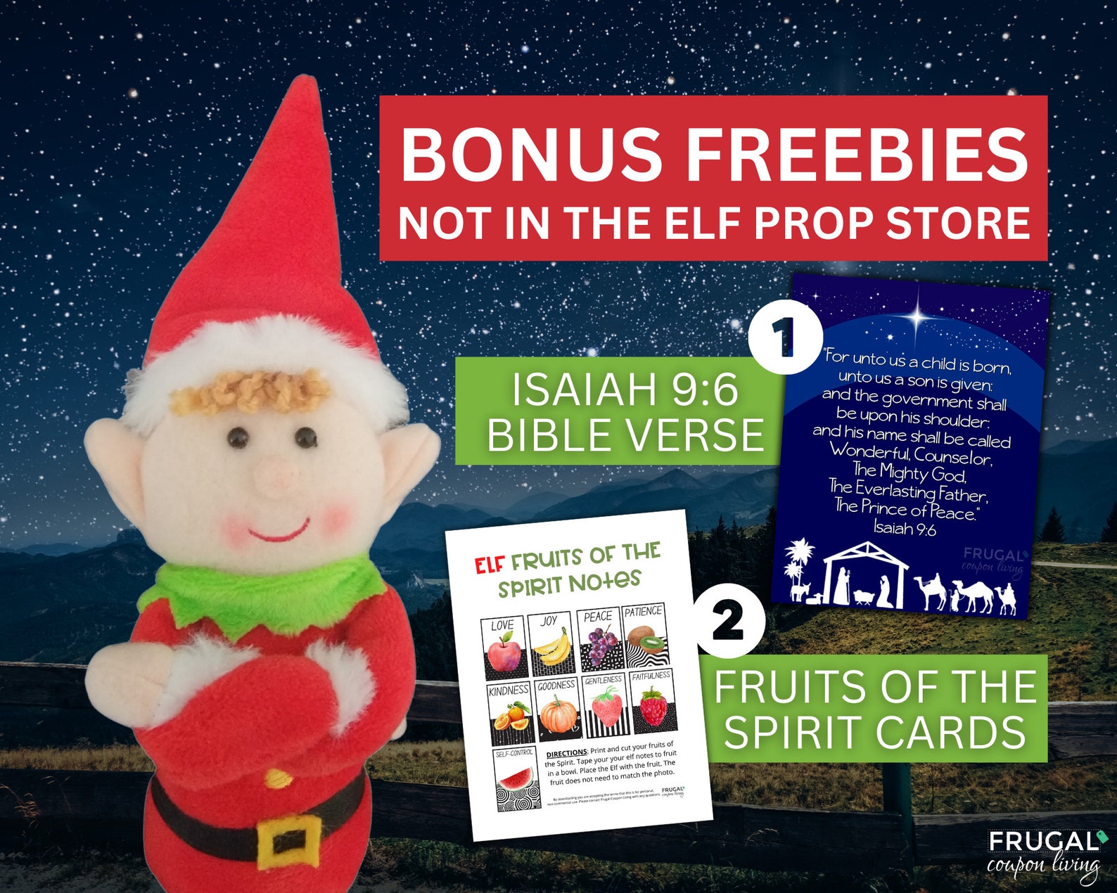 Christ-centered Elf Prop Printable Kit | Jesus-style Christian Elf ...