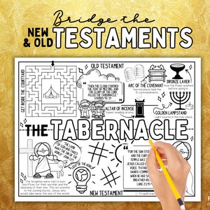 The Tabernacle of Moses PDF Explained, Printable Activity Mat ...