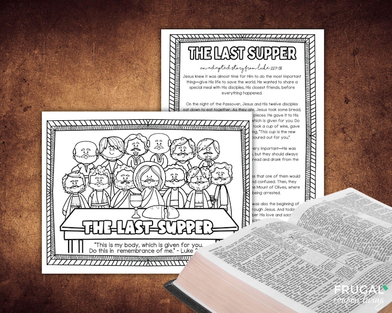 The Last Supper Kids Craft, Jesus & the 12 Disciples Paper Plate Bible ...