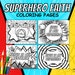 Hero Faith Bible Verse Scripture Coloring Pages, Jesus Saves Christian ...